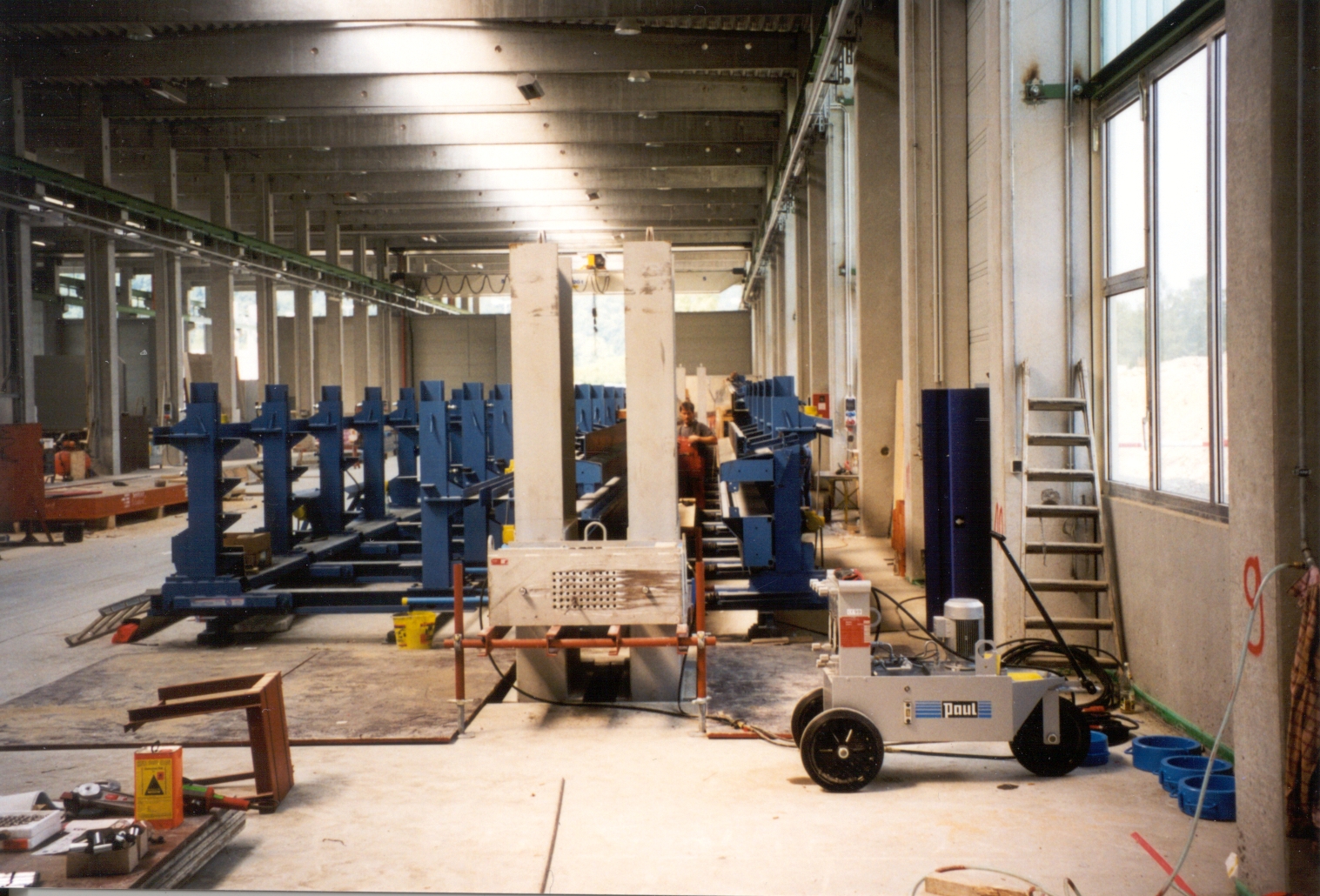 Technology and equipment prestressed concrete