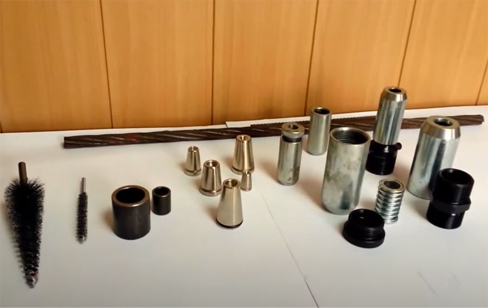 Anchor clamps for rebar tensioning from the manufacturer