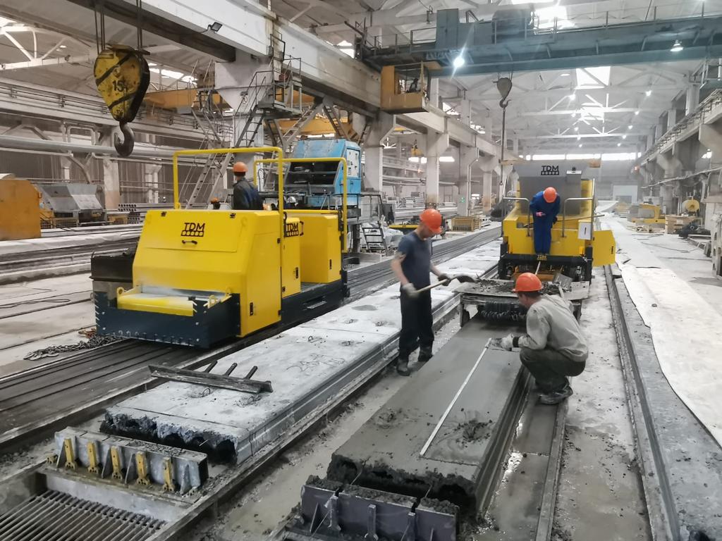 Automated Precast Concrete Slab Production Line
